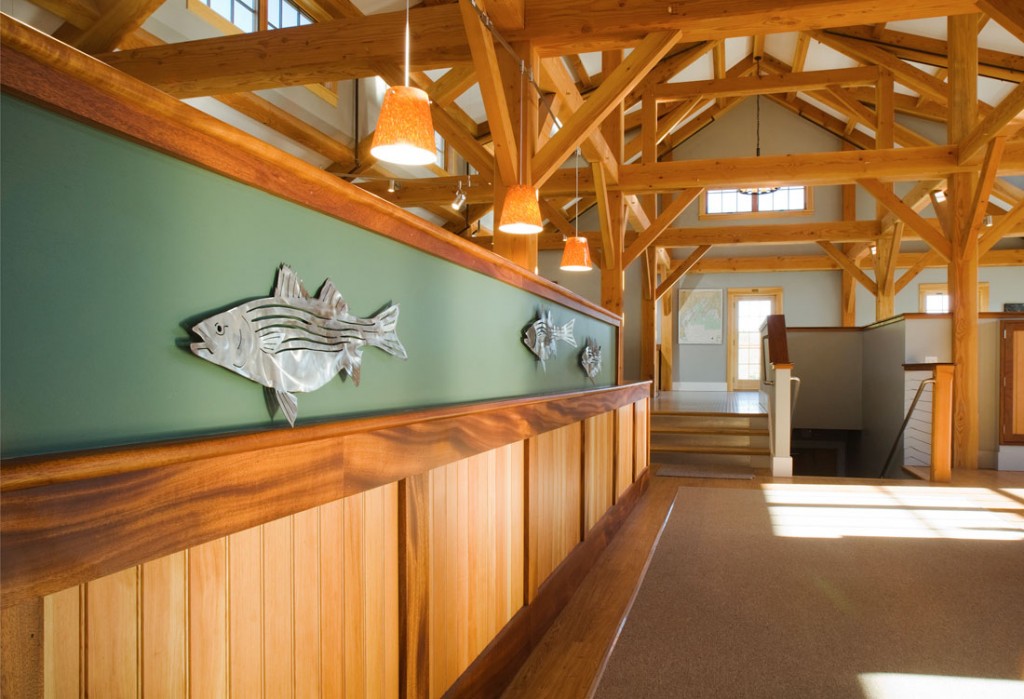 Interior of boat house - Houses and Barns